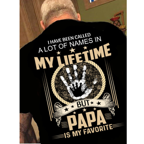 "PAPA IS MY FAVORITE" – Tee4CoolGrandma.com